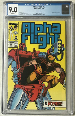 Alpha Flight #53 - First Jim Lee Cover for Marvel - CGC 9.0 | eBay
