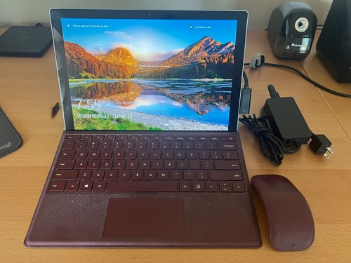 microsoft surface pro model 1796, i5, x64 based PC, MS keyboard and MS ...