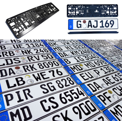 ORIGINAL German License Plate GTI Audi BMW Mercedes Benz Porsche VW ...