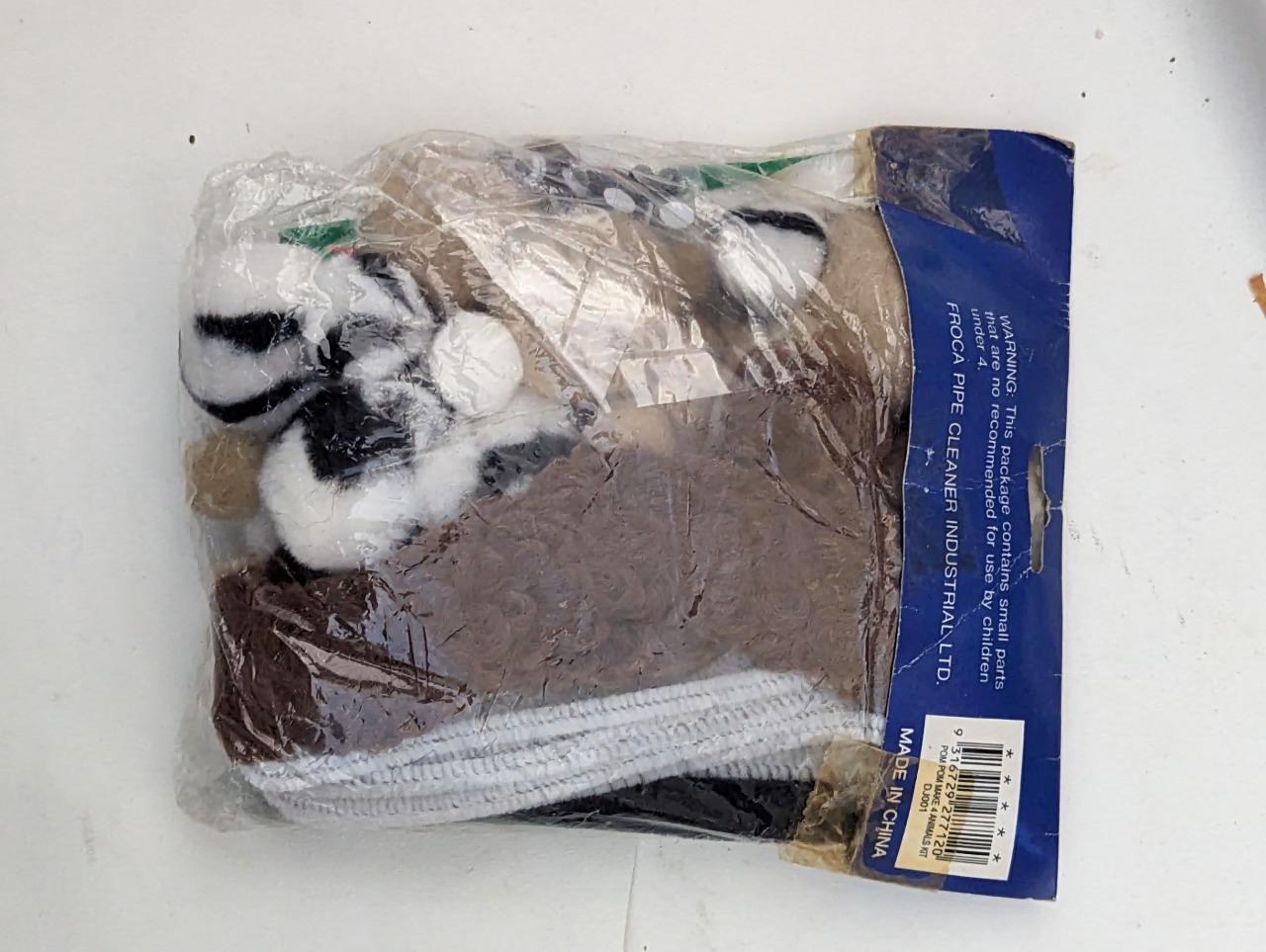 Pipe cleaner Craft Kit Lion and Zebra | eBay