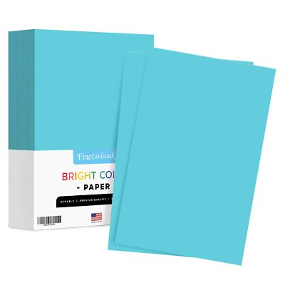 11 x 17" Light Blue Bright Colored Paper - Regular 24lb Paper - 500 ...