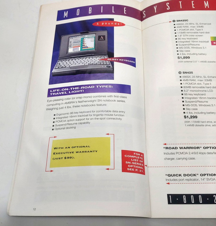1994 Spring Ambra Computer Corporation Catalog | eBay