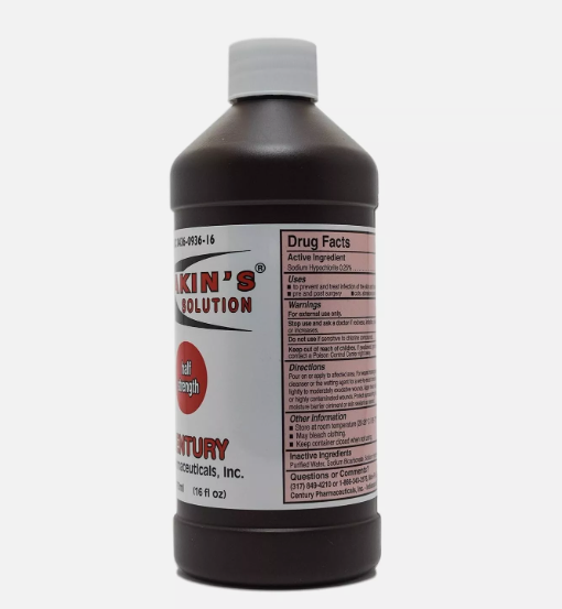 Dakin's 16 oz Half Strength Wound Cleanser – Twist Cap | eBay