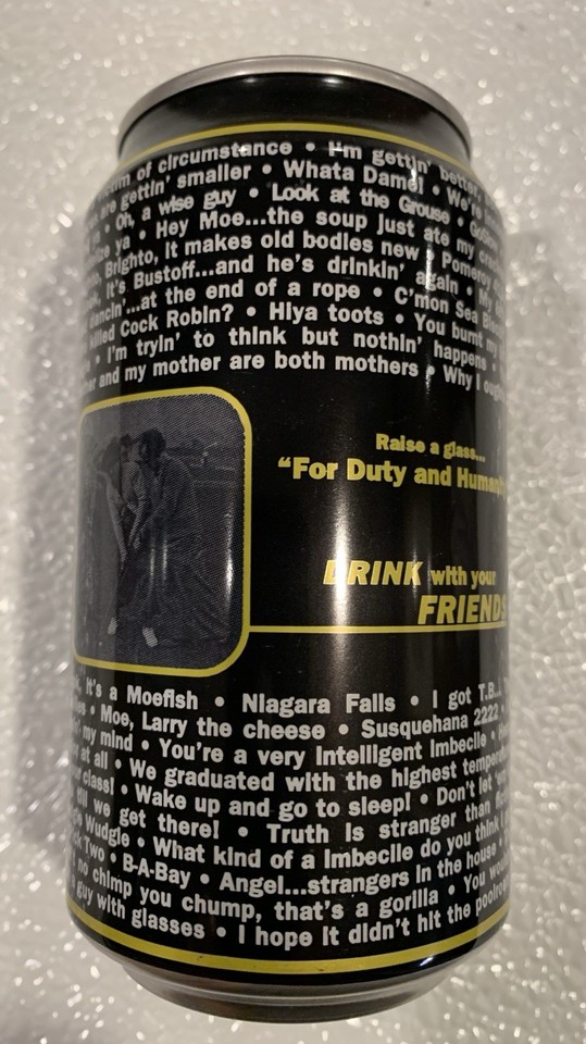 (#2) THREE STOOGES MOE LARRY CURLY GOLF CRAFT BEER CAN UTICA NEW YORK ...