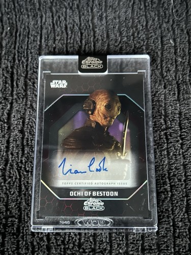 2024 Topps Star Wars Chrome Black Ochi Of Bestoon Dark Side Auto | eBay