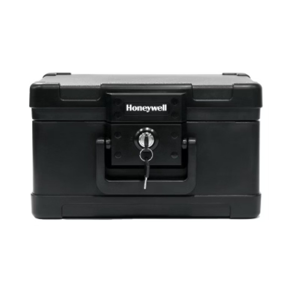 Honeywell Fireproof Safe Box .15 cu ft, Key Lock, 5-Year Warranty ...