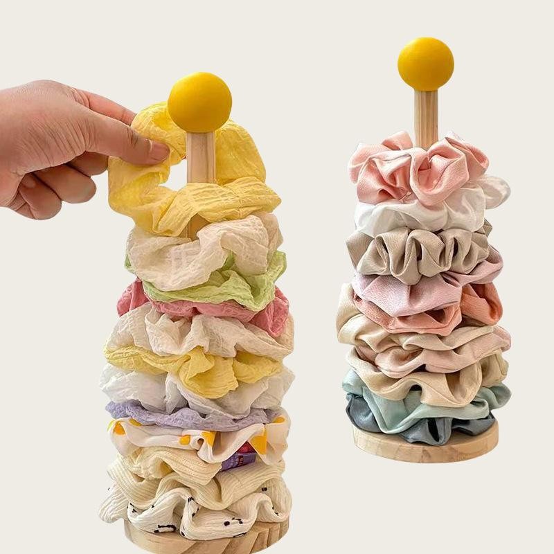 Hair Scrunchies Hairpin Organizer Cute Girl Jewelry Holder Head Rope ...