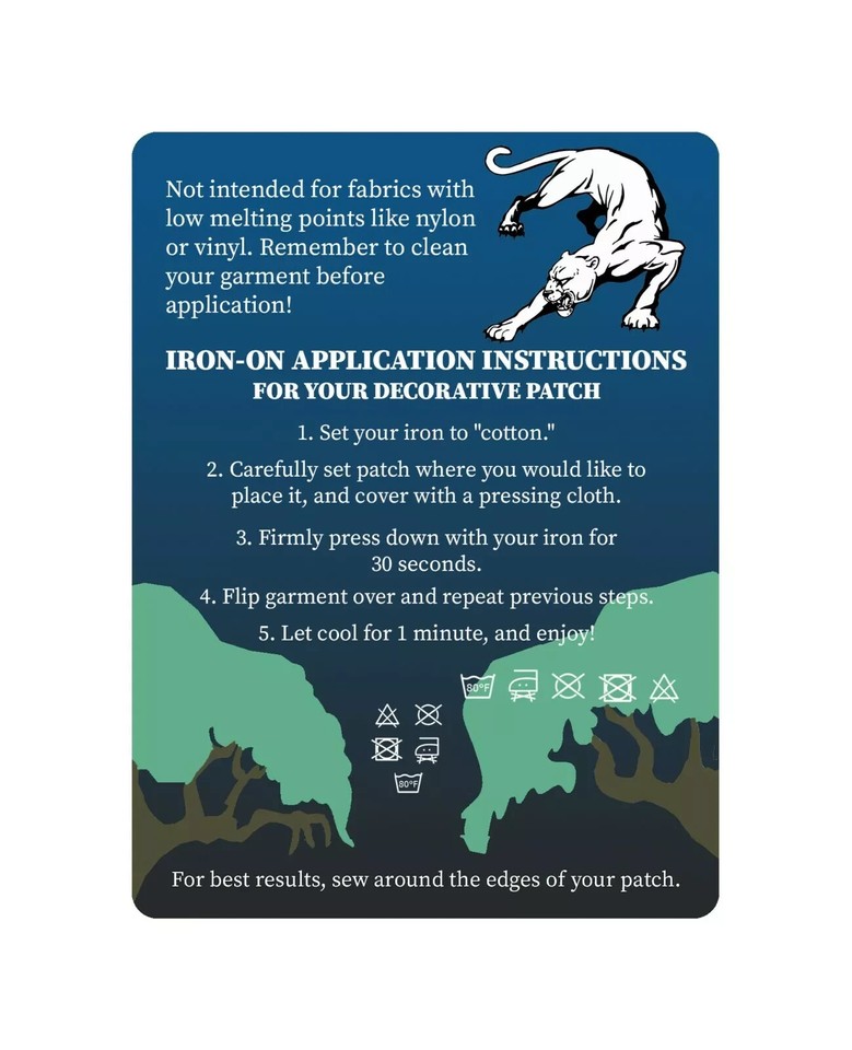 RECTANGULAR CUSTOM EMBROIDERED NAME TAG Iron-on Patch Quality Badge 4 ...