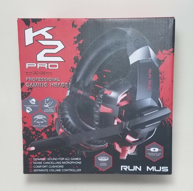 Run Mus K2 Pro High Performance Professional Gaming Headset | eBay