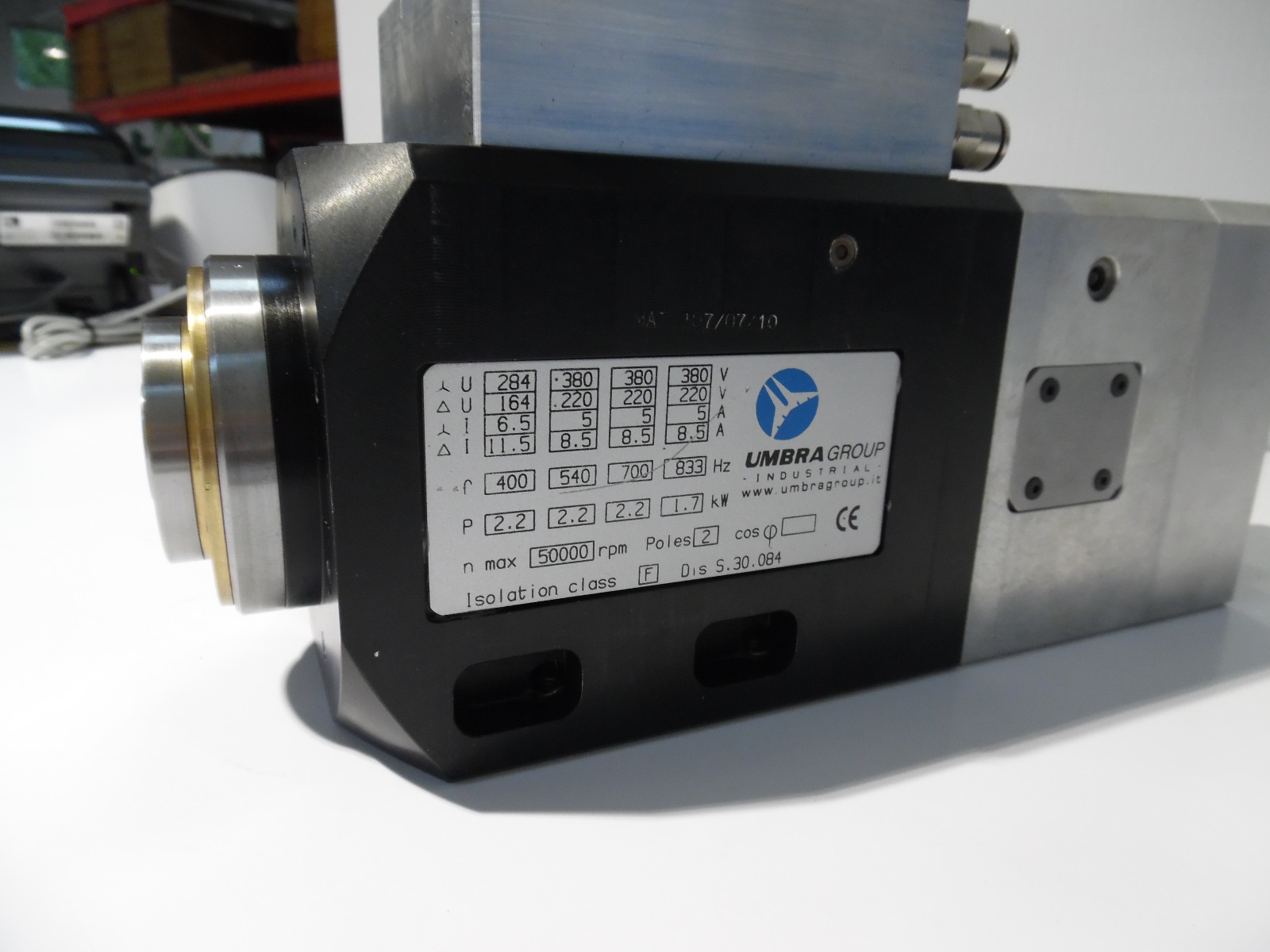 Umbra 3 HP HSK25 Pneumatic Spindle 50,000 RPM for MultiCam Digital ...