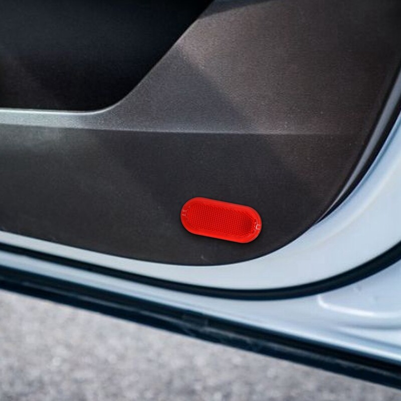 2Pcs Red Interior Door Panel Warning Light Reflector for 6Q0947419 G ...