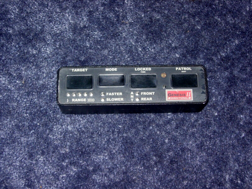 Decatur Genesis II Select Directional Police Radar Faceplate Only! | eBay