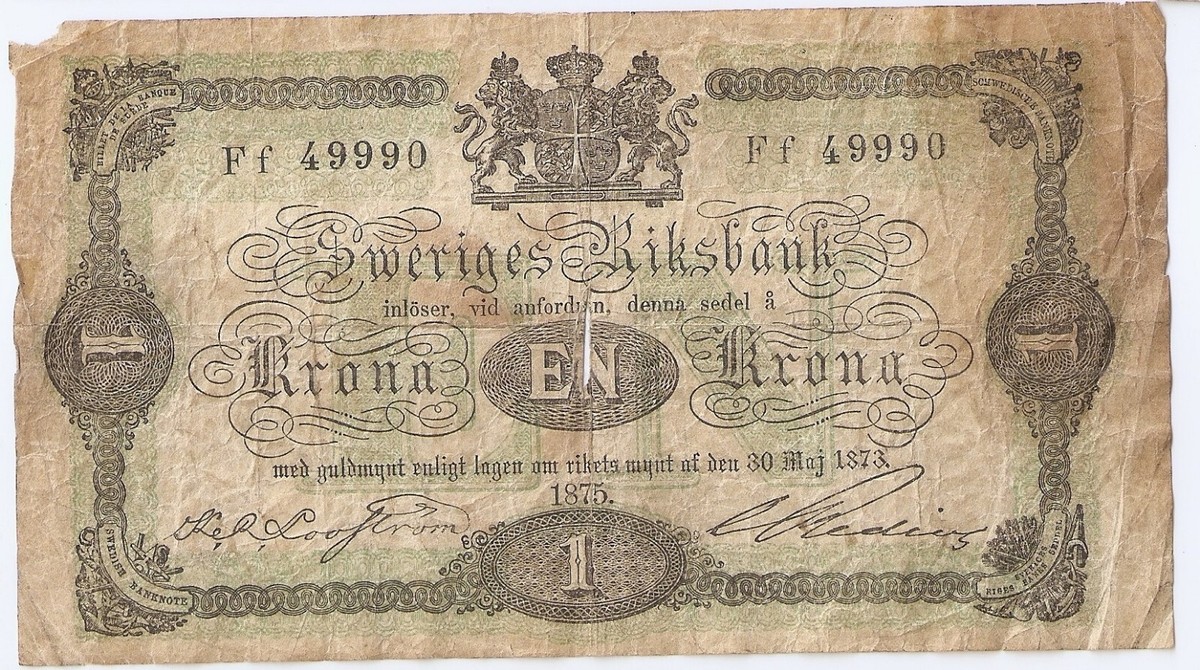 1 Swedish Krona