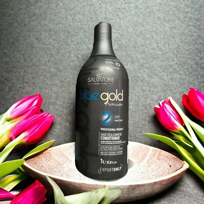 Kit Lissage Au Tanin Salvatore Blue Gold Premium 1L Traitement Lissant ...