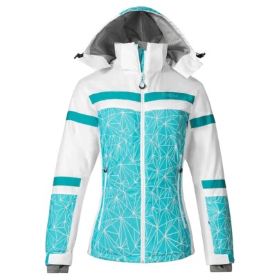 Hotian Women Soft Shell Skiing Snowboarding Jacket size L New White ...