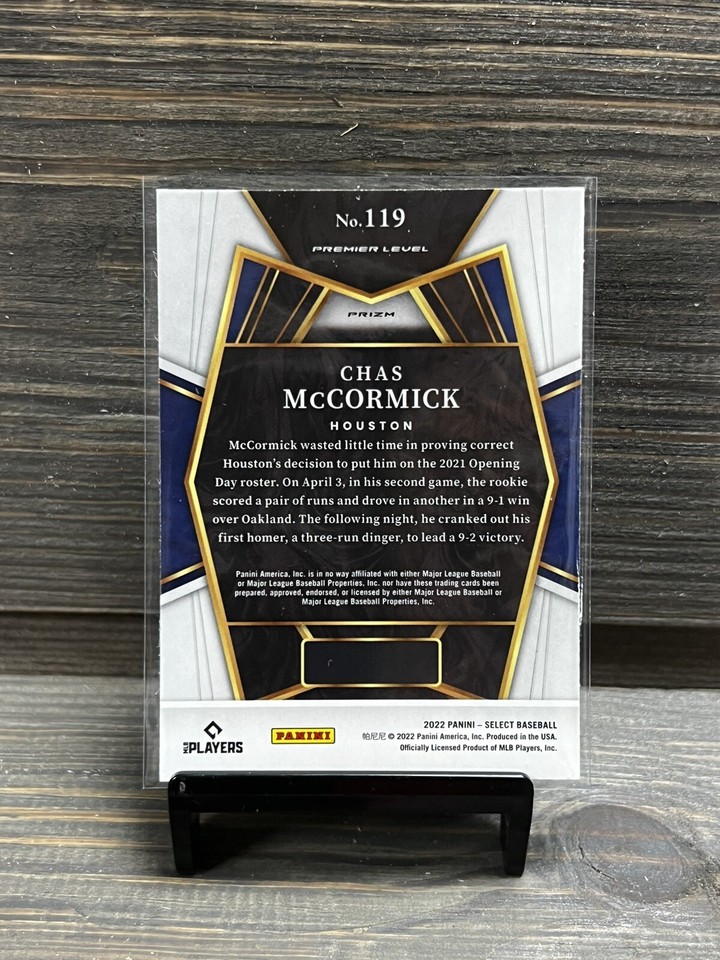2022 Panini Select Scope #119 Chas McCormick (RC) Houston Astros | eBay