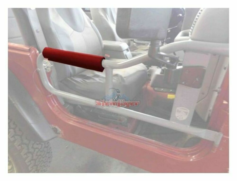 Steinjager Front Tube Door Arm Rests-Red for Wrangler TJ J0046100 | eBay