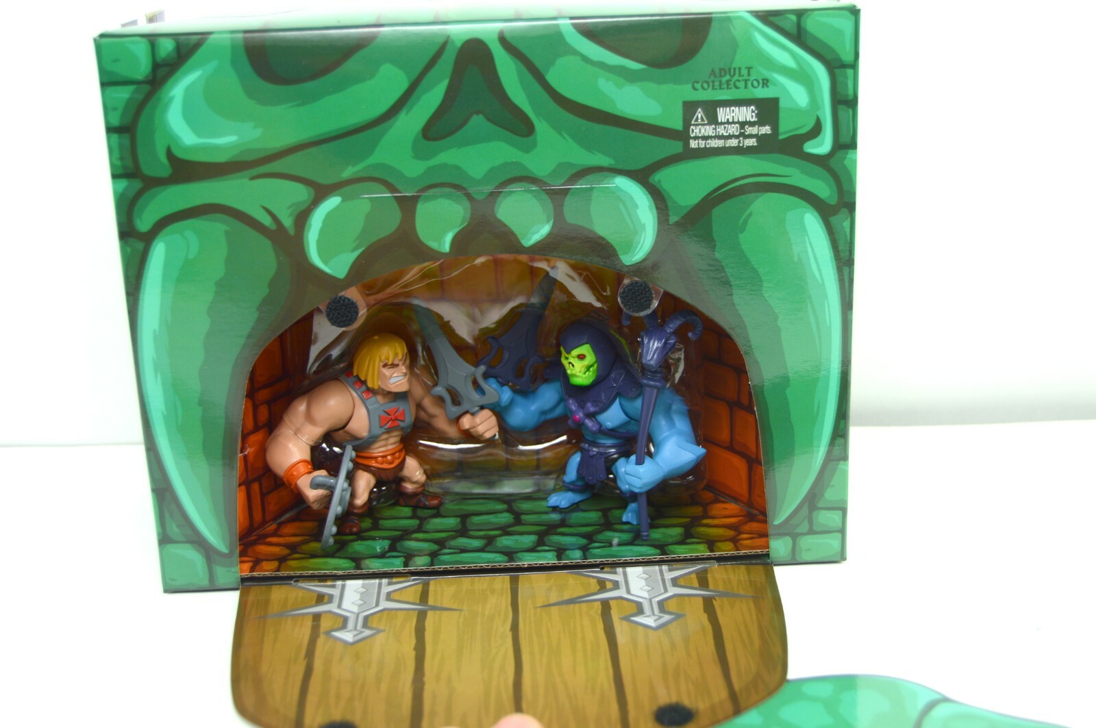 Skeletor vs. He-Man mini figures set, Masters of the Universe, MISB ...