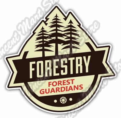 Forestry Forest Guardians National Park Camp Car Bumper Vinyl Sticker ...