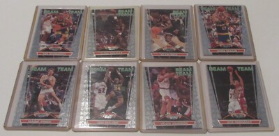 1992-93 TOPPS Stadium Club - BEAM TEAM 8 Card Lot Drexler, Mullin, Rice ...
