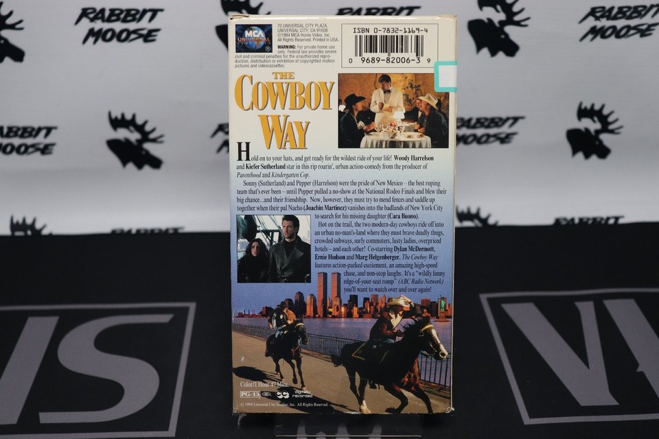 The Cowboy Way VHS 1994 Action-Comedy Original Release MCA Universal | eBay