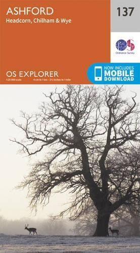 Ashford (Map) OS Explorer Map (UK IMPORT) | eBay