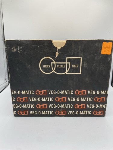 Vintage Popeil Veg O Matic Food Preparer W/ Blades Manual Original Box 1961 | eBay