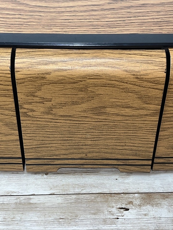 Vintage Modular Series 60 Compact Disc Cabinet CD Faux Wood Case | eBay