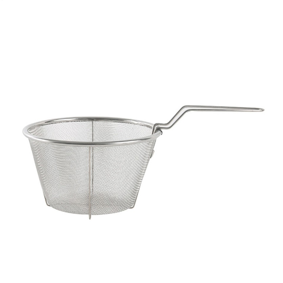 Stainless Steel Deep Fry Basket Snacks French Fry Round Net For Handle ...