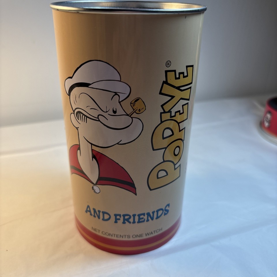 Popeye Wristwatch Fossil Limited Edition 1994 New Battery Complete Set ...