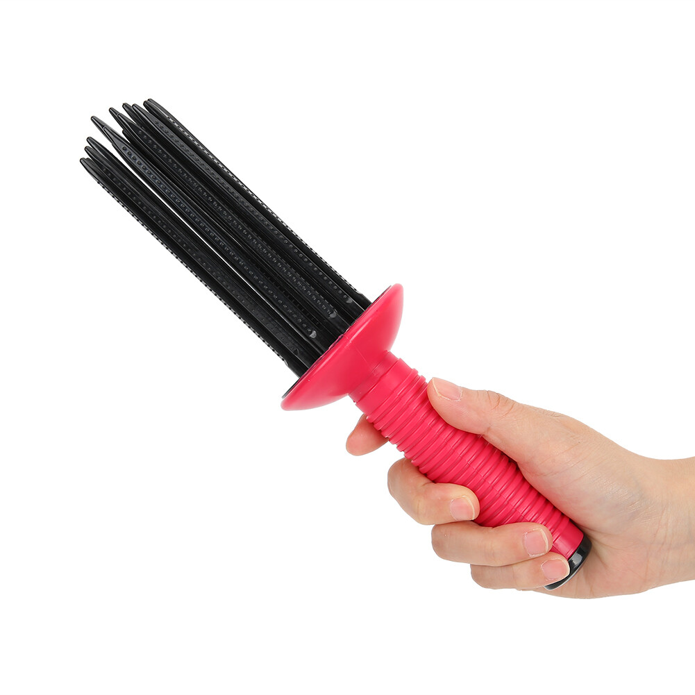 (17 Comb Teeth)2pcs Hair Fluffy Curling Roll Comb AntiSlip Curling Wand ...