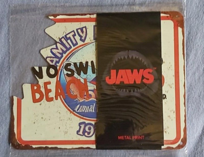 Jaws Metal Print Sign Shark Bite Loot Crate Exclusive Loot Fright | eBay