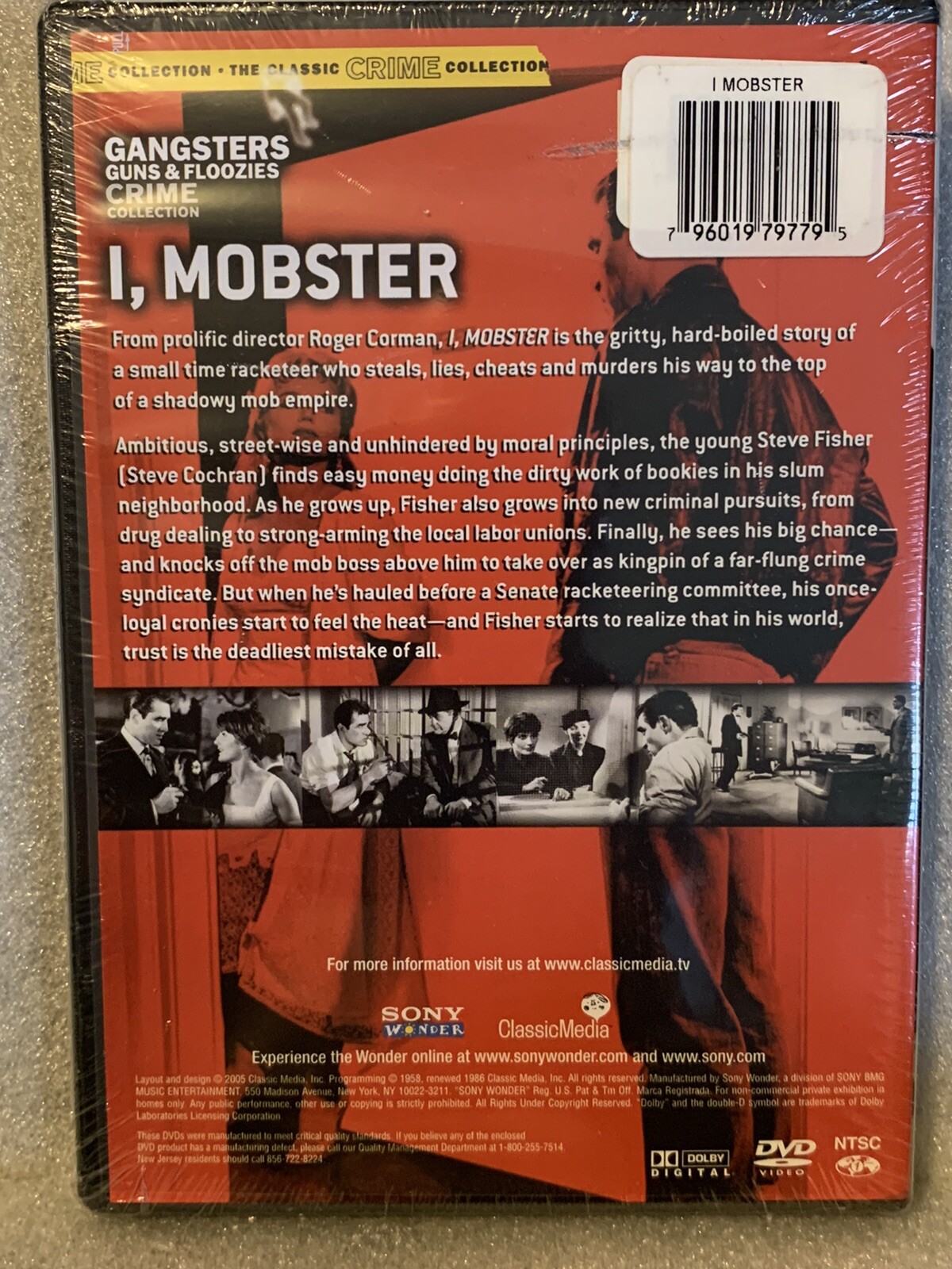 I, Mobster (DVD, 2005) Full Screen Steve Cochran Lita Milan | eBay