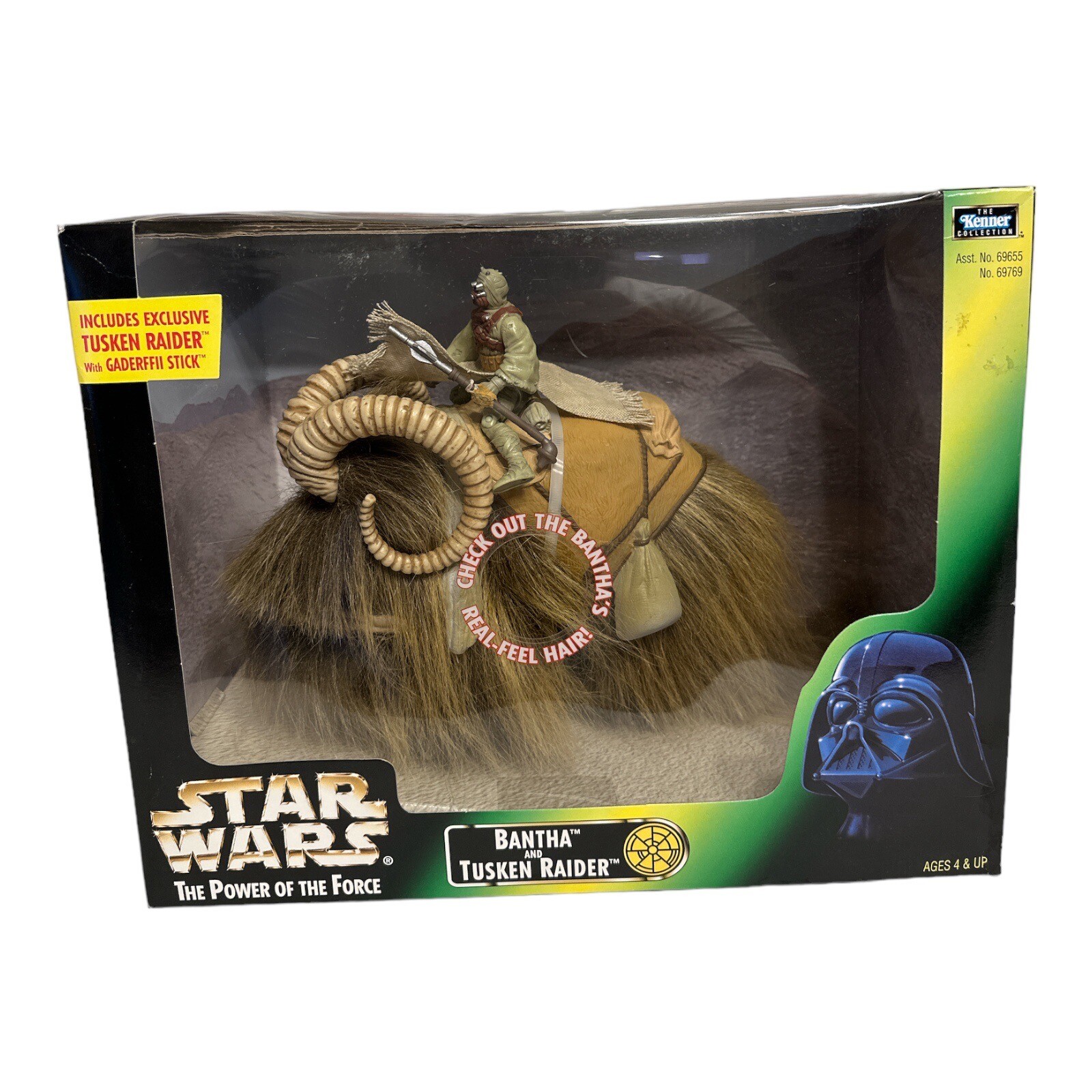 Star Wars The Power Of The Force POTF Bantha And Tusken Raider Kenner ...