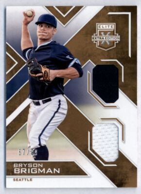 2016 Panini Elite Extra Edition Bryson Brigman 67/99 Seattle Mariners # ...