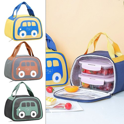 Picnic Cooler Lunch Bag Cartoon Car Lunch Box Children Insulated ...