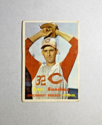 1957 Topps #393 Raul Sanchez Vintage Rookie Baseball Card! Very Good | eBay