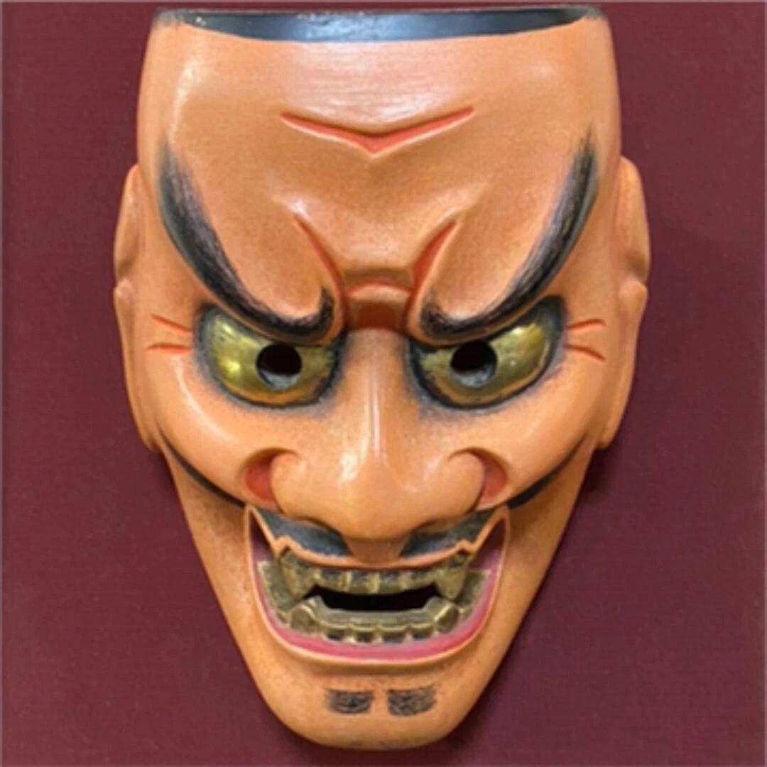 Ancient Japanese Shikami Masks