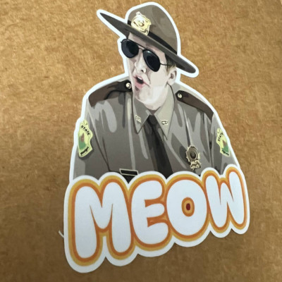 Super Troopers | Meow | Car Ramrod | Farva | Sticker | Waterproof | eBay