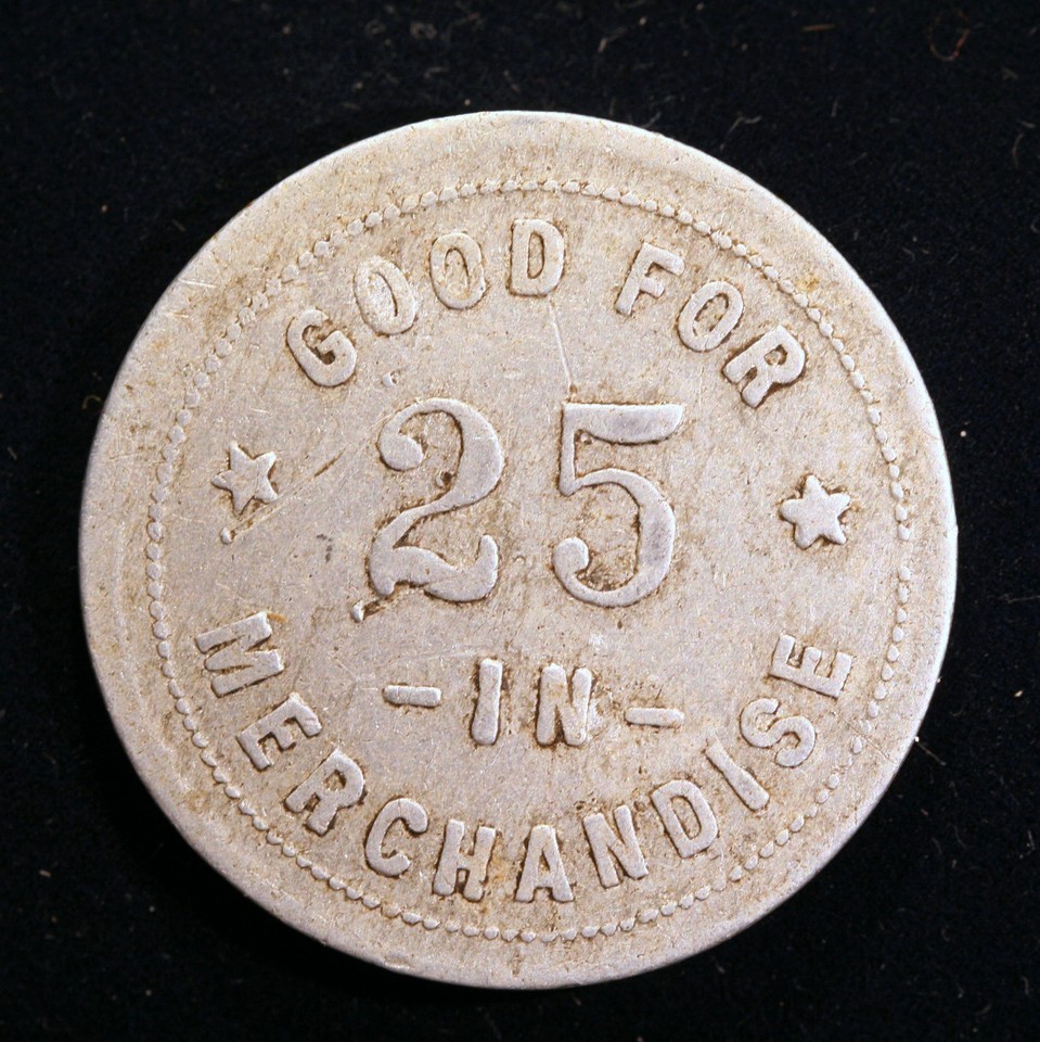 RARE - R10 Florida lumber token - Interstate Lumber Co., 25¢, Perry ...