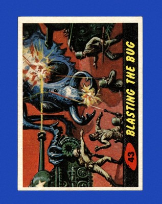 1962 Topps Mars Attacks Set-Break # 43 Blasting Bug EX-EXMINT *GMCARDS ...