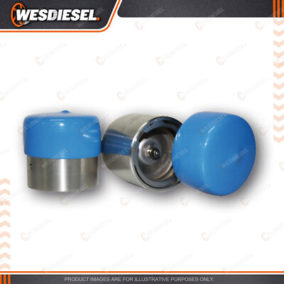 ARK Wheel Bearing Protector Chrome with Blue Pvc Dust Covers Pack 2 ...