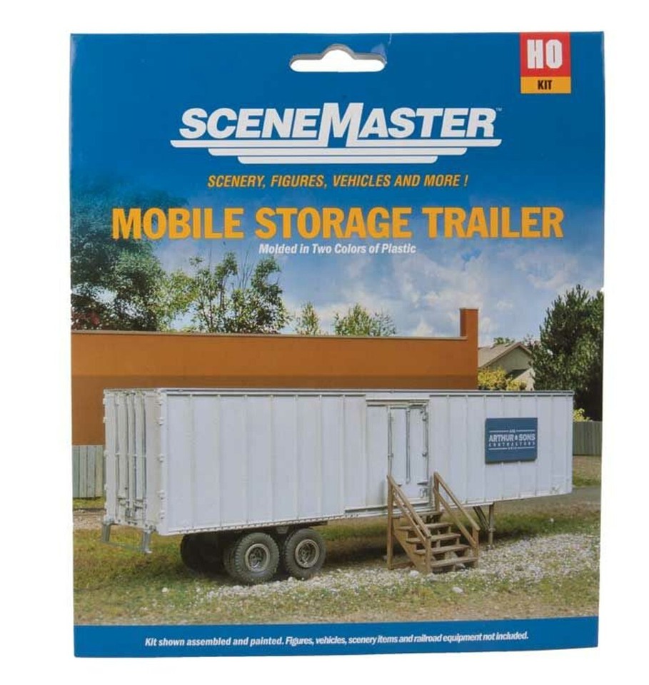 Walthers HO Scale ~ Construction Site Storage Trailer ~ Kit ~ 949-2901 ...