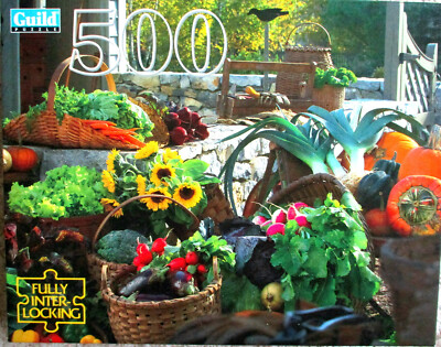 AUTUMN HARVEST~Guild 500 Piece Jigsaw Puzzle (4615-13)~NEW SEALED | eBay