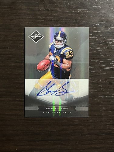 SHONN GREENE 2011 Panini Limited Monikers AUTO /50 Card #68 New York ...
