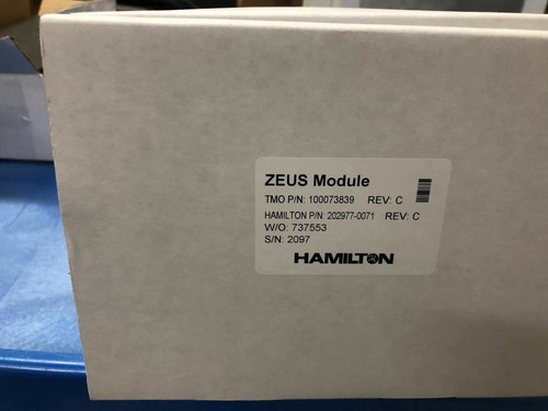 Thermo Genexus Hamilton Zeus Pipetting Module 100073839 REV C | eBay