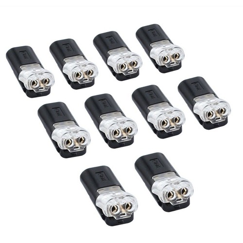 10Pcs WIRE CABLE SNAP PLUG IN CONNECTOR TERMINAL CONNECTIONS JOINERS ...