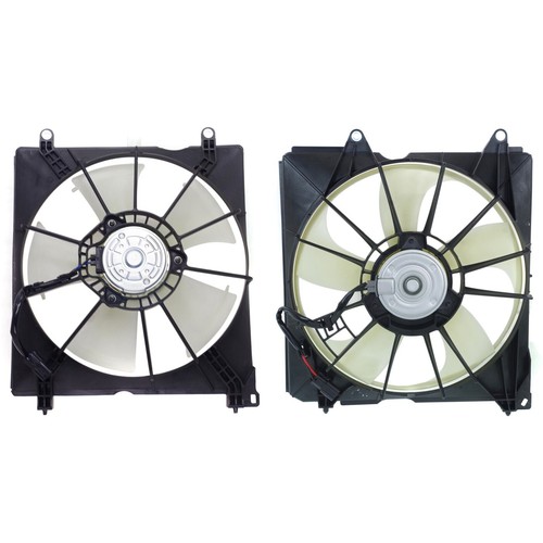 Set of 2 Cooling Fan Assemblies Driver & Passenger Side Sedan Left ...