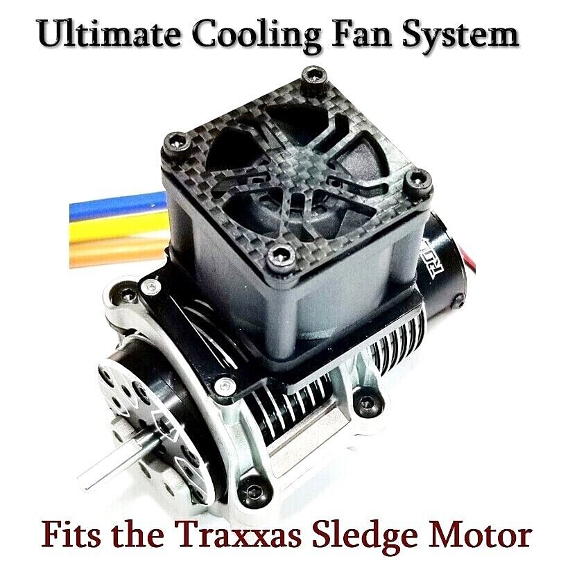 RCP Xtreme Cool Ultimate 8 volt High Speed Fan Fits Traxxas Sledge ...