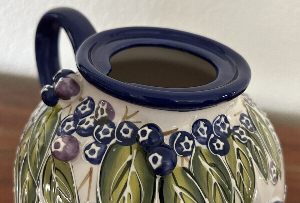 Ceramic TEAPOT - Blue Sky 2013 Blueberry - NEW! | eBay